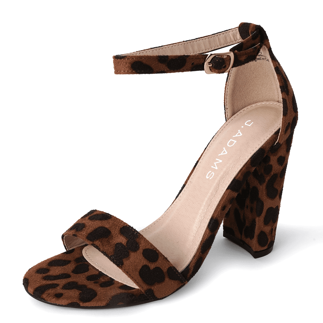 J. Adams Shirley High Silver Comfortable Heels for Women | Open Toe ...