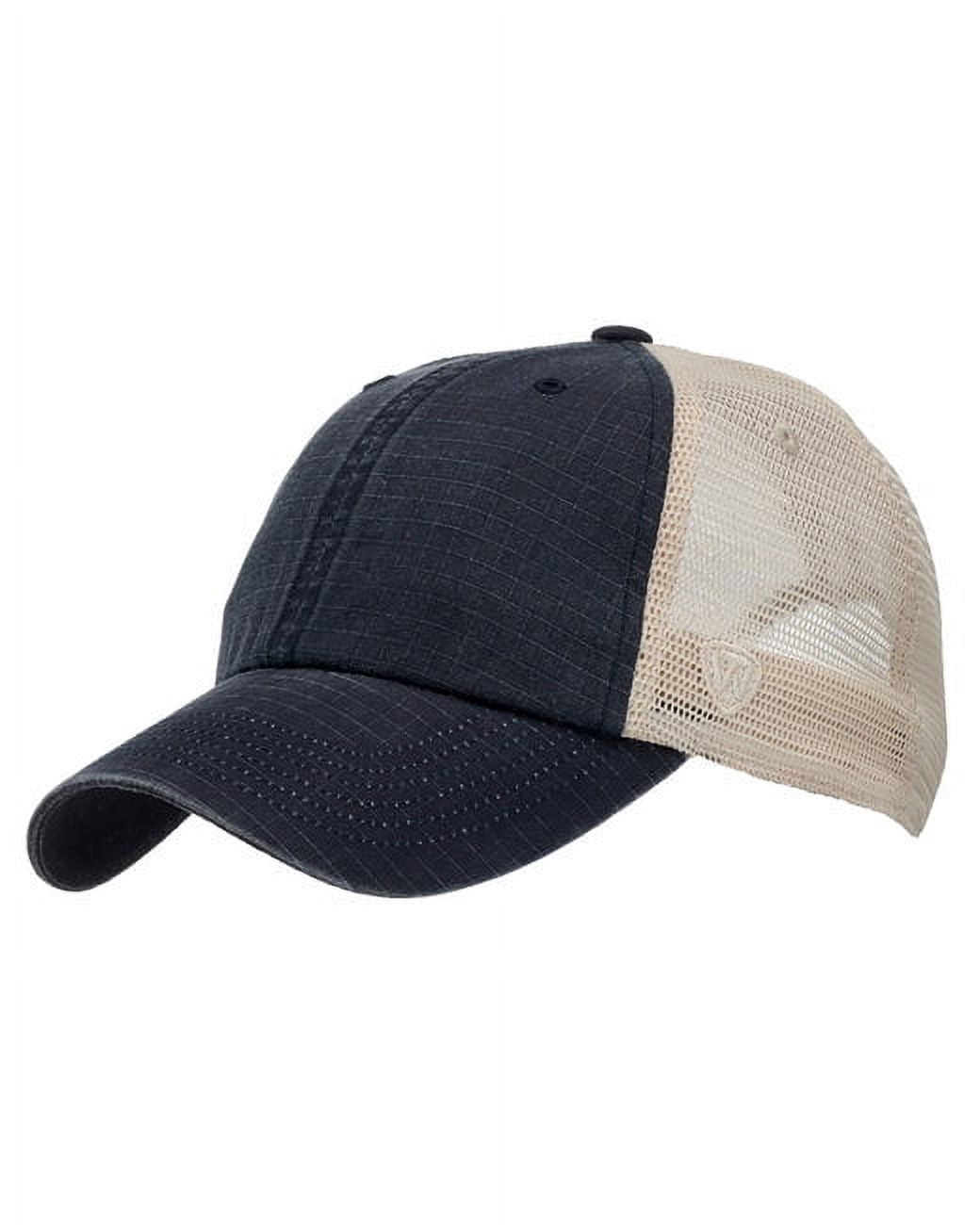 J. America TW5533 Riptide Ripstop Trucker Cap - Navy - Walmart.com
