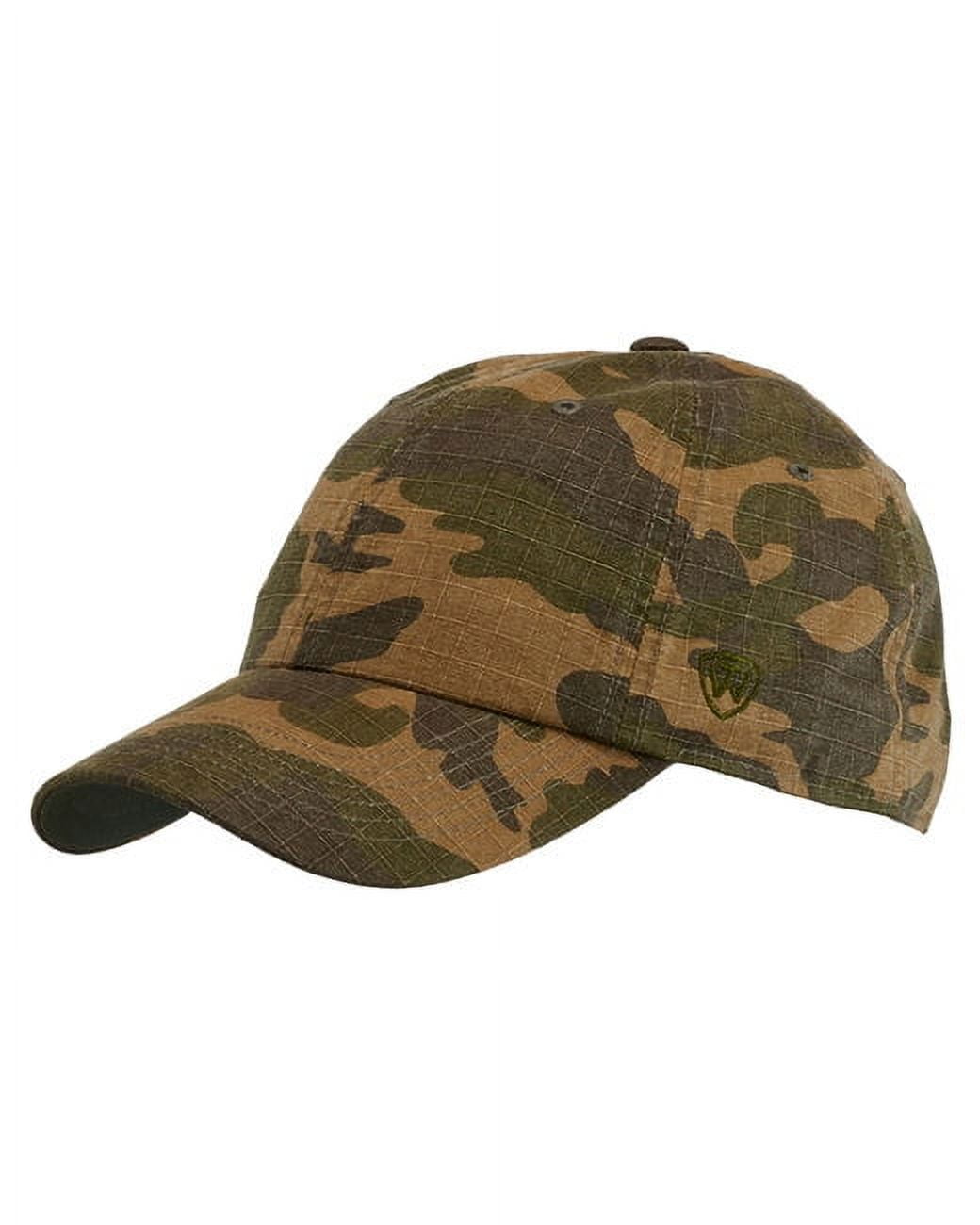 J. America TW5537 Ripper Washed Cotton Ripstop Cap - Camo - Walmart.com