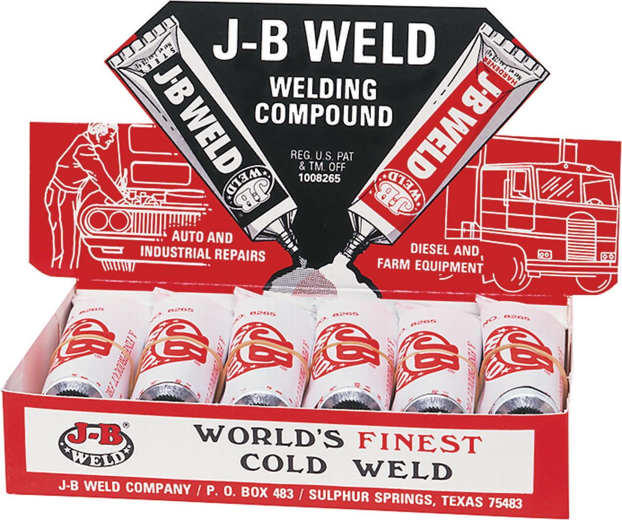 J-B WELD 8265 Cold Weld Epoxy, Dark Gray, 1 oz Tube - Walmart.com