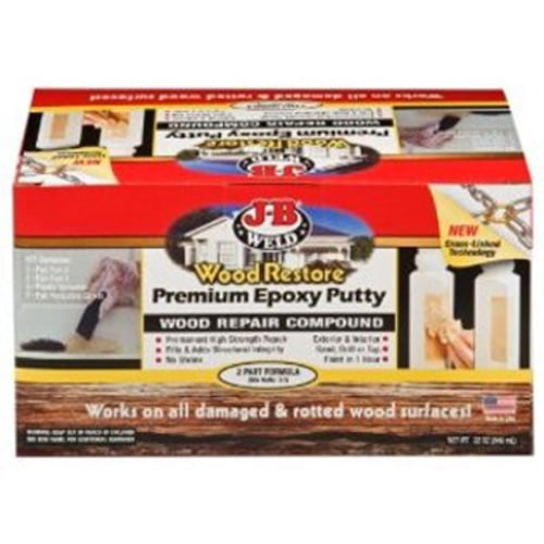 J-B Weld 40006 Wood Restore Premium Epoxy Putty, 32 oz. - Walmart ...