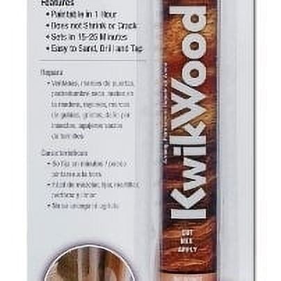 J-B Weld 8258 2 oz. Kwikwood Wood Repair Epoxy Putty, Light Tan ...