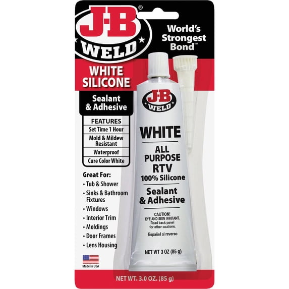 J-B Weld All-Purpose RTV Silicone Sealant & Adhesive - Pack of 8 ...