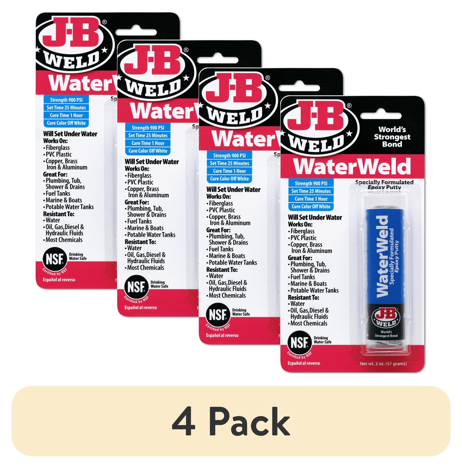 Customer reviews for (4 pack) J B Weld J-B Weld 8277 WaterWeld Epoxy ...