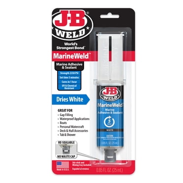 J-B Weld ClearWeld Syringe Epoxy Adhesive Clear 25 ml - Walmart ...