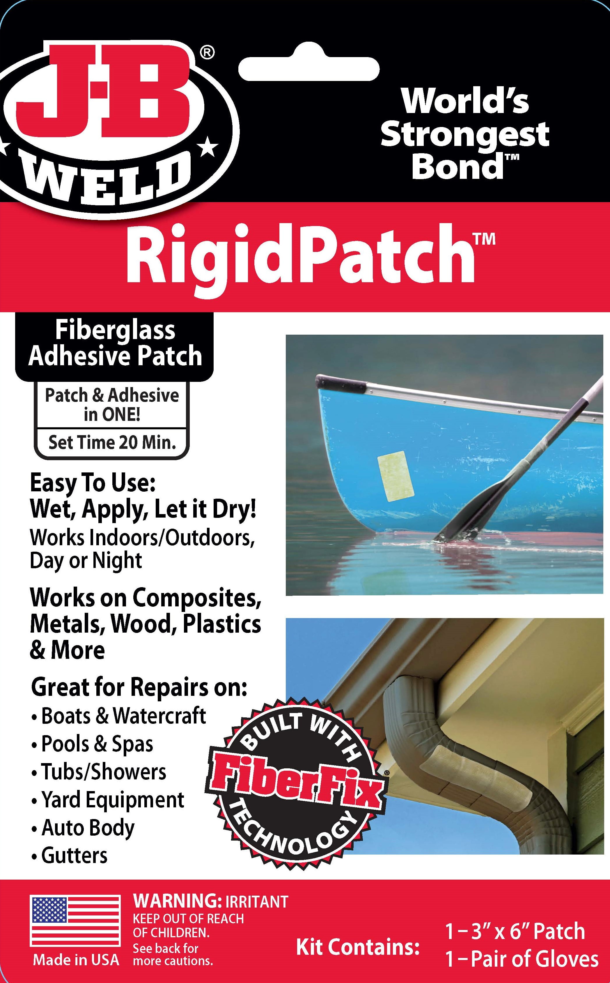 J-B Weld Rigid Patch Easy to Use Hardware Adhesive 3x6" - Walmart.com