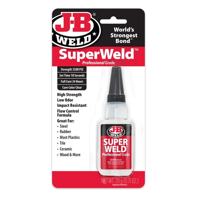J-B Weld SuperWeld Instant Adhesive 20 g - Walmart Business Supplies