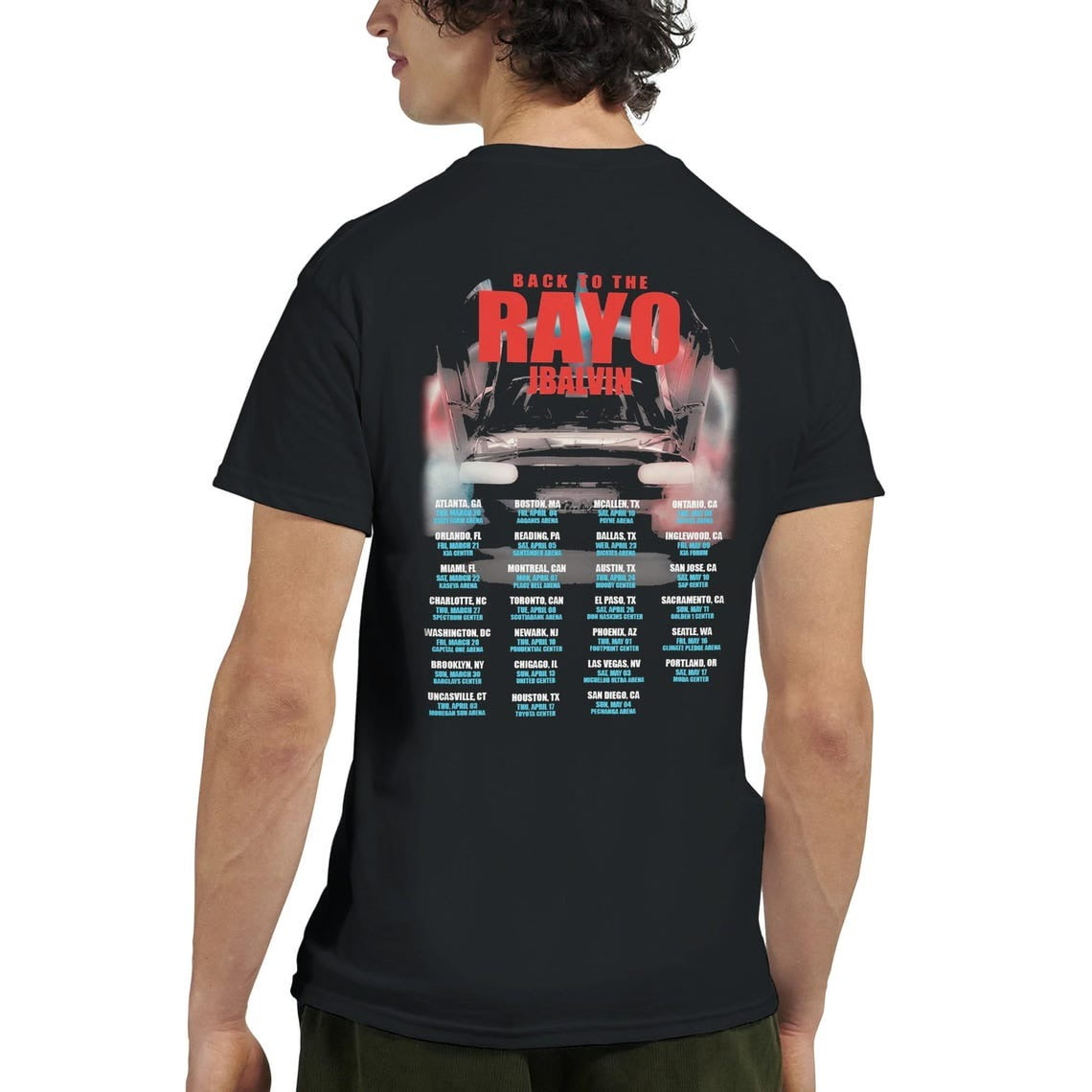 J BBalvin Back To The Rayo Tour Shirt, Hip Hop Fashion, Limited Edition ...