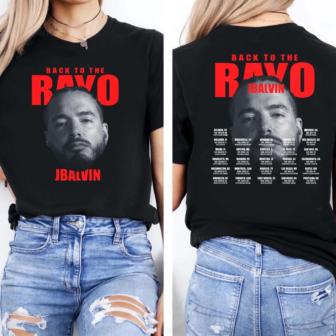 J BBalvin Back To The Rayo Tour Shirt, Latin Music Tee, Festival ...