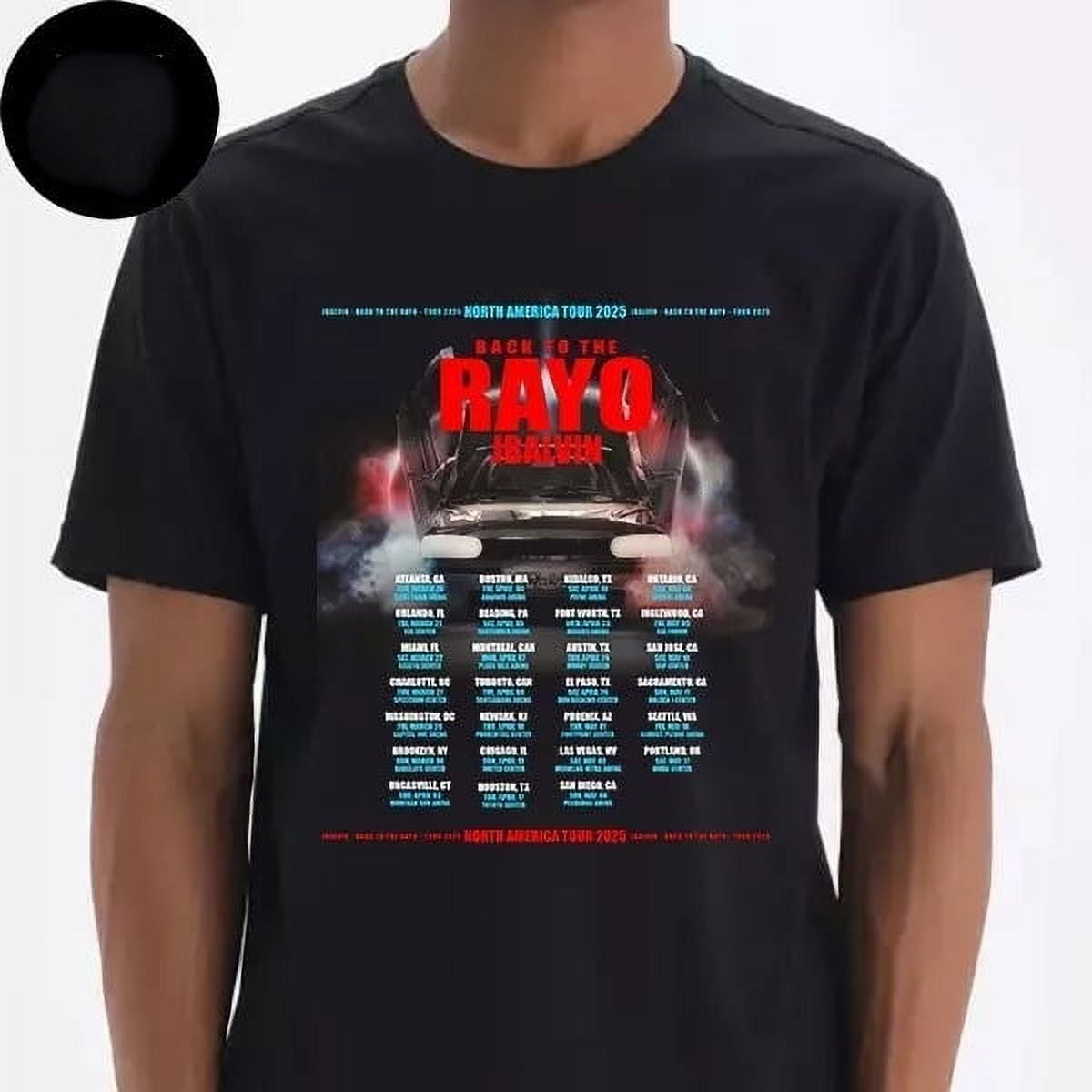 J Balvin Back To The Rayo 2025 Tour Dates Fan Gifts T-Shirt UM97 ...