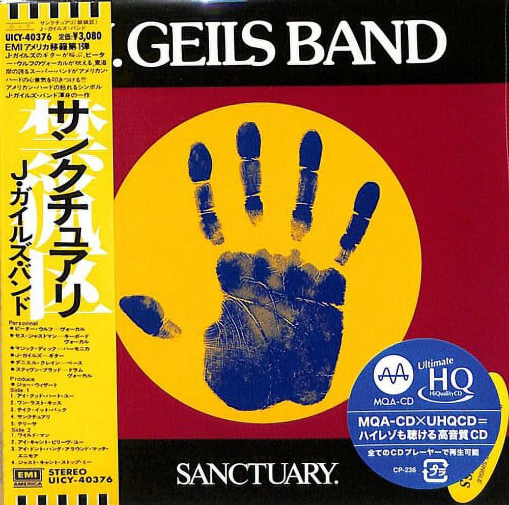 J Band Geils - Sanctuary - MQA x UHQCD - Paper Sleeve - CD - Walmart.com