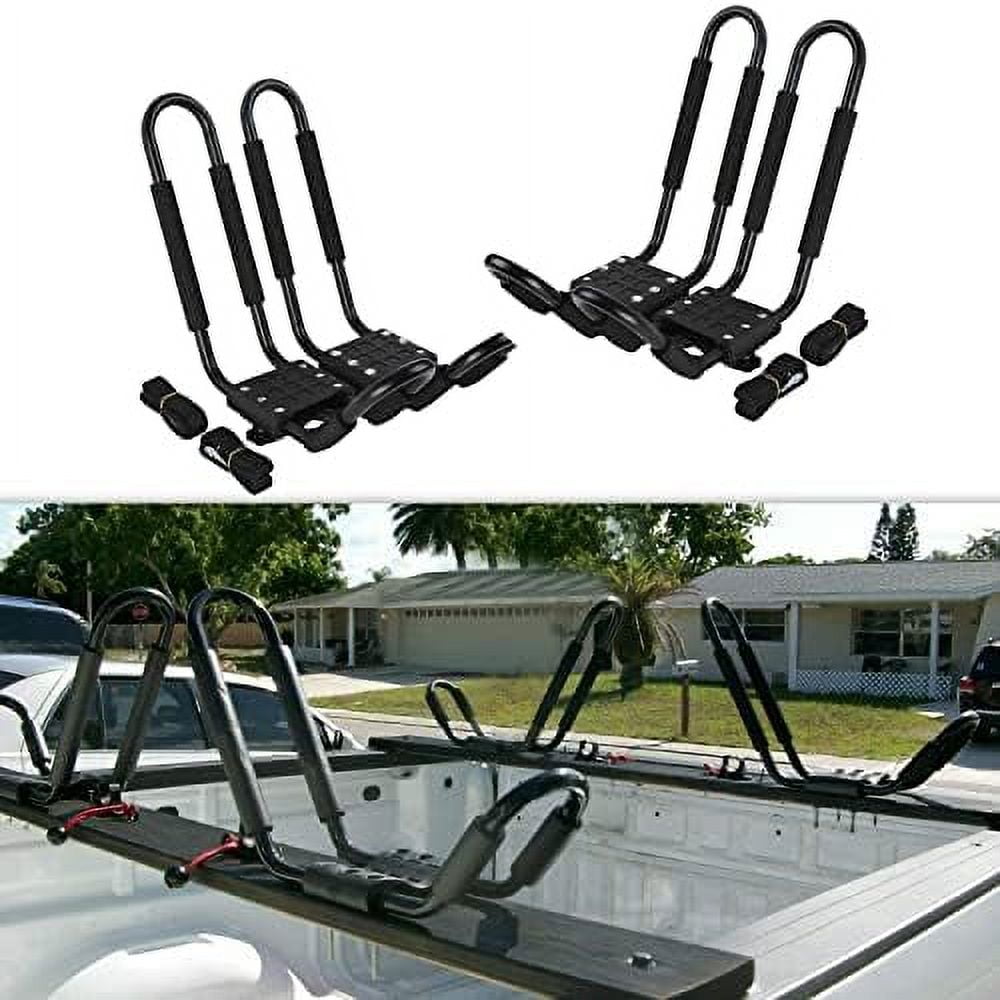 J-Bar Roof Rack Kayak Carrier Holder Boat Canoe Surf Ski Snowboard ...