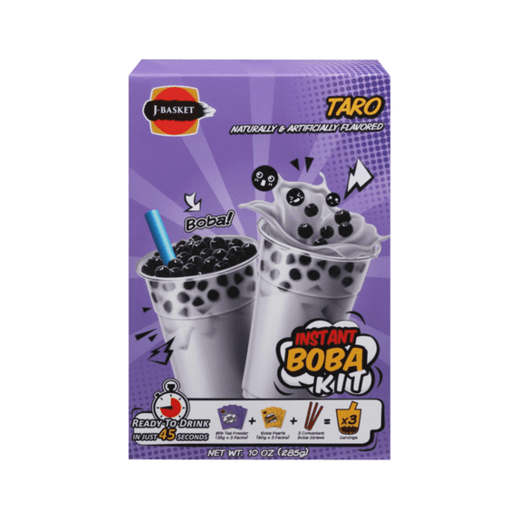 J-Basket Instant Boba Kit, Taro, 10 oz - Walmart.com