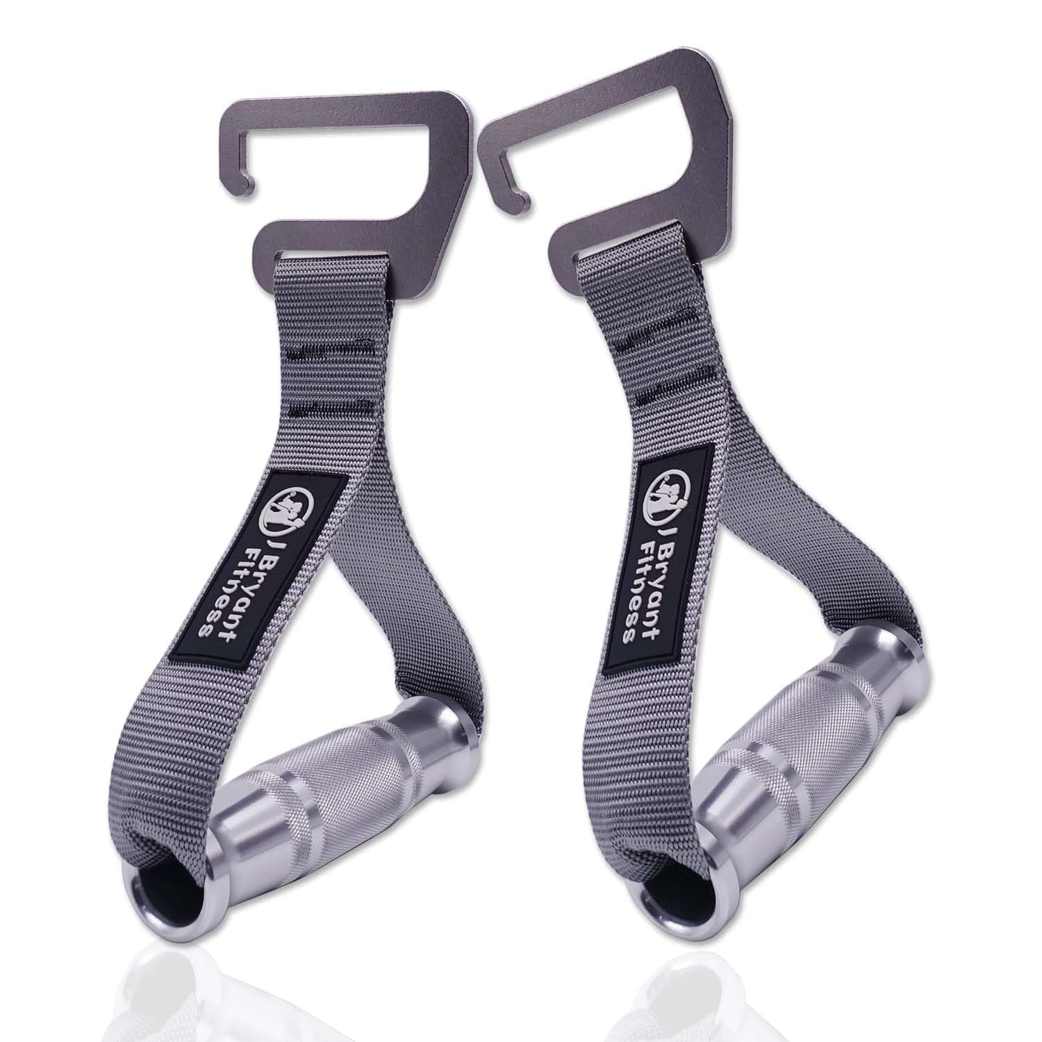 J Bryant Fitness Resistance Band Exercises Handles Heavy Duty Metal Gym ...