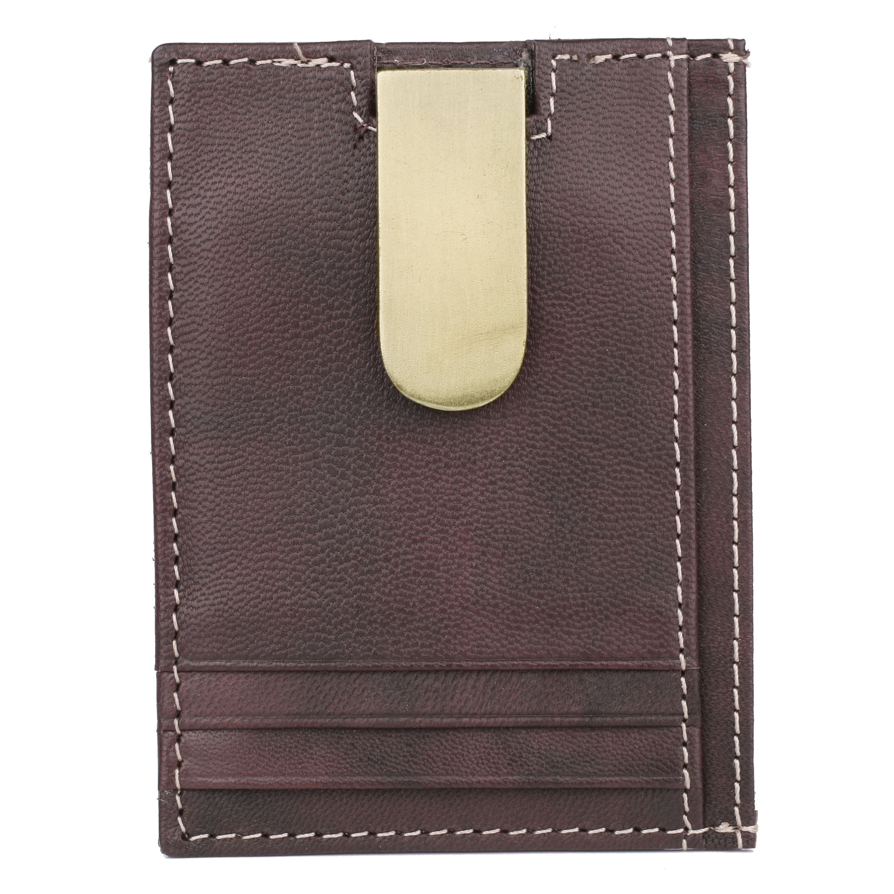 J. Buxton Men's Hunt Front Pocket Wallet Leather, Brown - Walmart.com