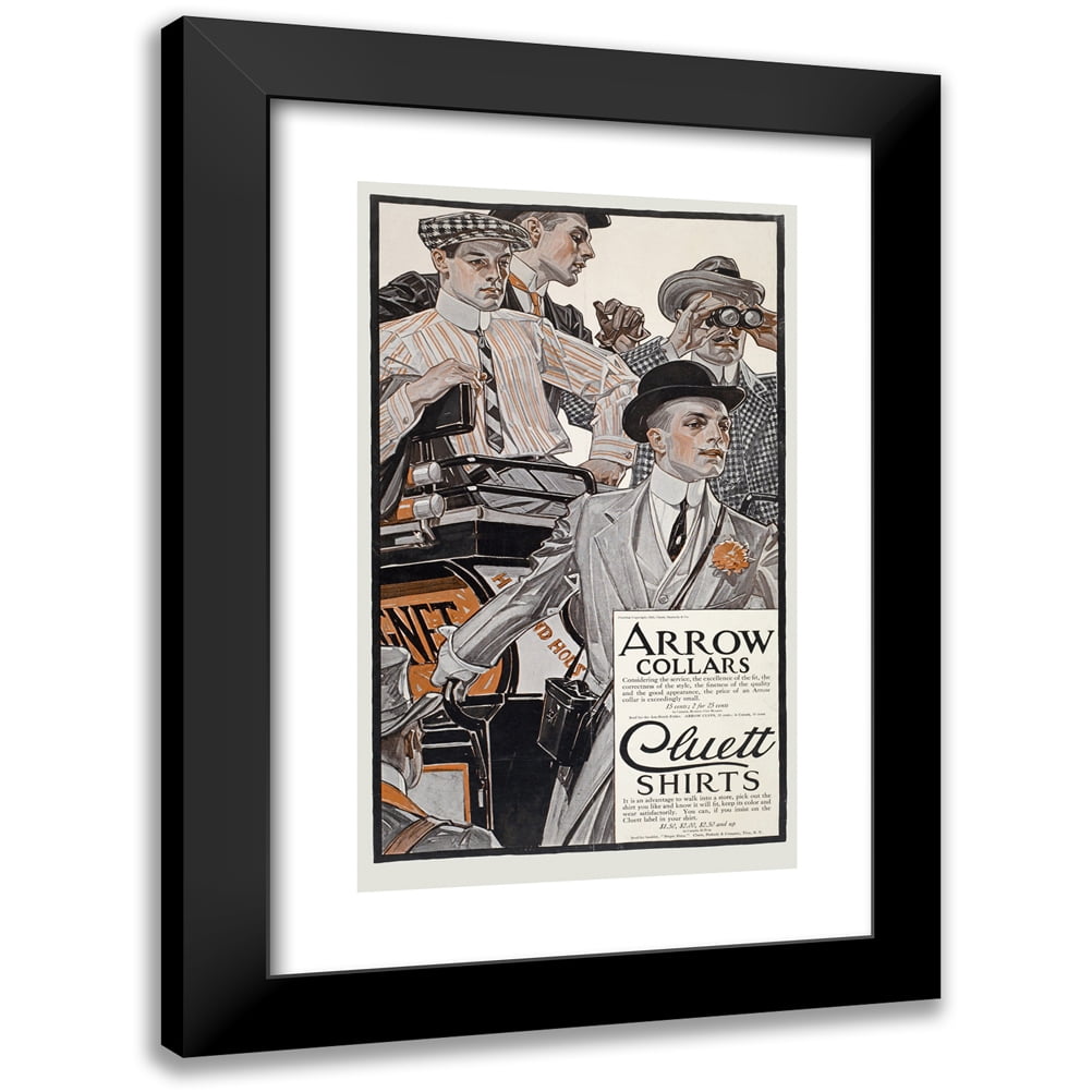 J.C. Leyendecker 16x24 Black Modern Framed Museum Art Print Titled ...