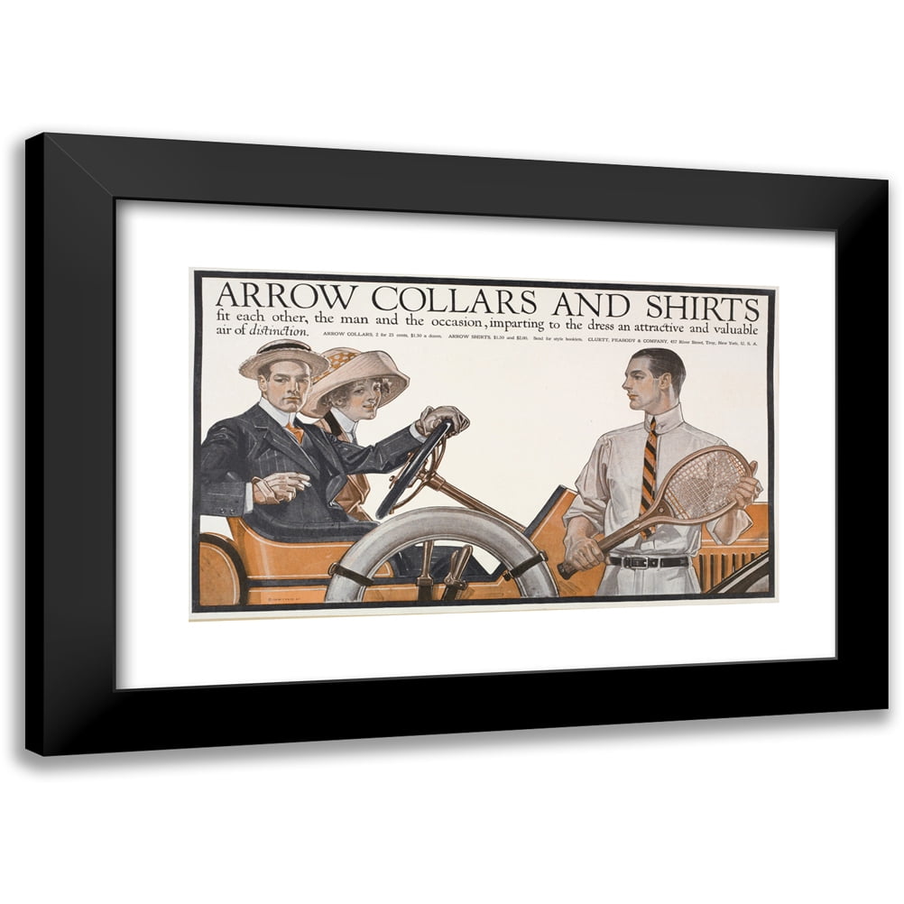 J.C. Leyendecker 24x16 Black Modern Framed Museum Art Print Titled ...