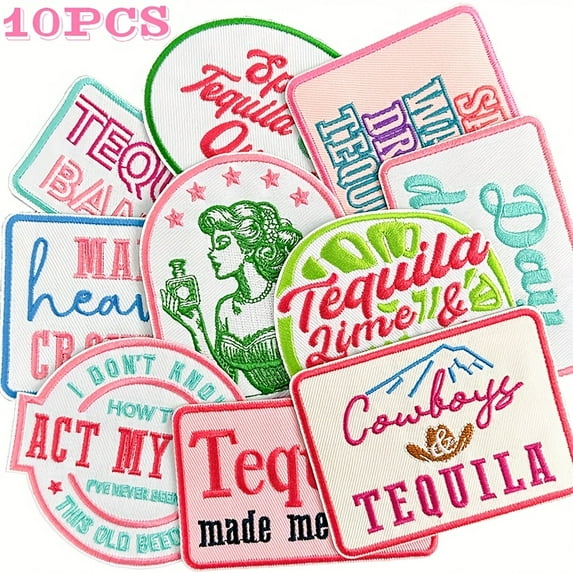 J.CARP 10 Pcs Funny Embroidered Trucker Hat Patches Vintage Trucker Hat ...