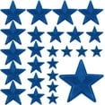 J.CARP 24PCS Star Iron on Patches Star Decoration Star Embroidered ...