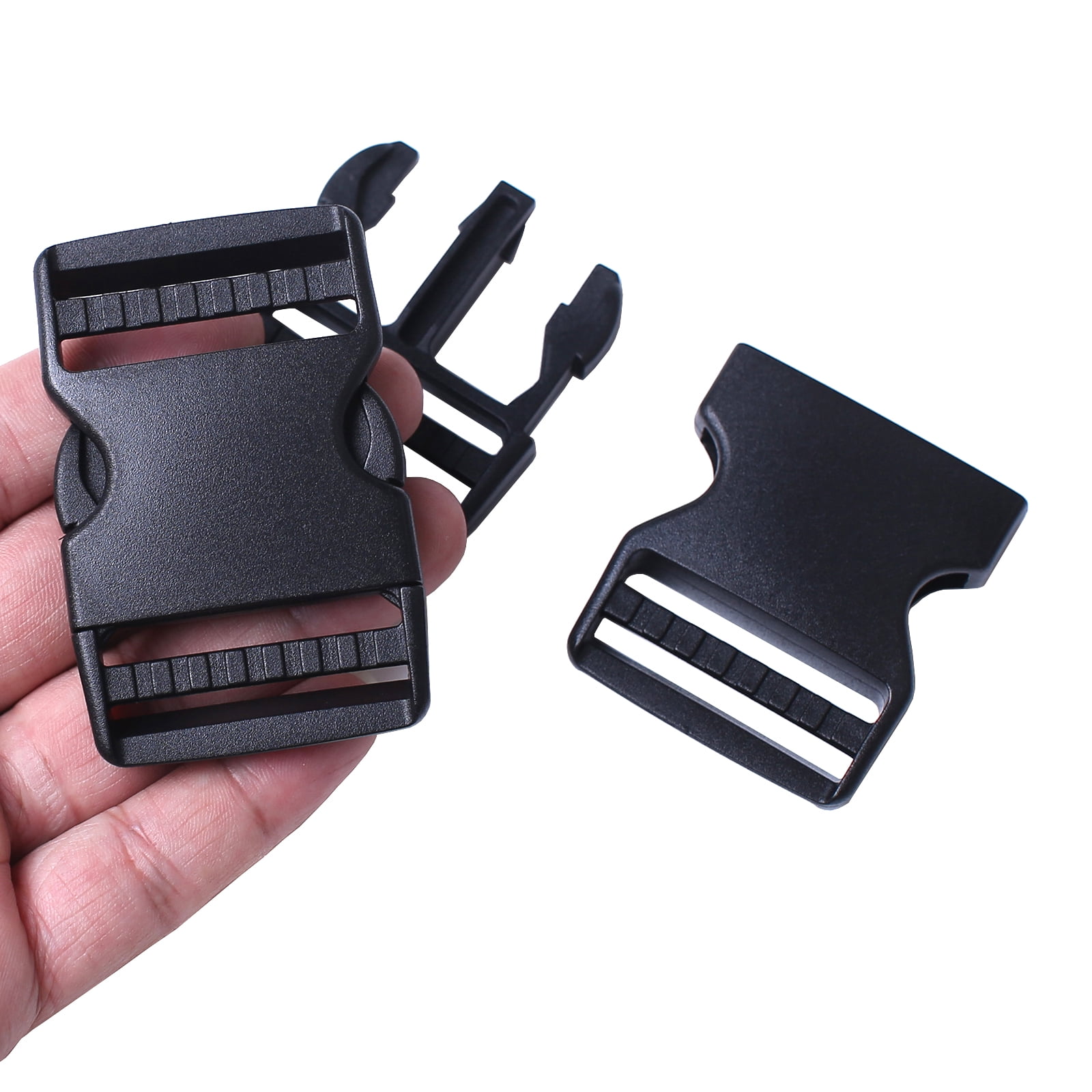 J.CARP 4 Pack 1.5" Wide Quick Side Release Buckles, Dual Adjustable No ...