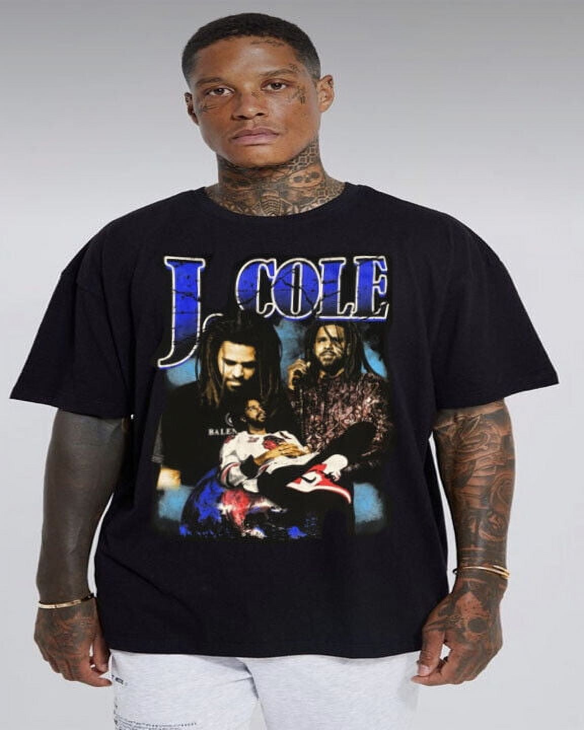 J COLE BLUE RAP HIPHOP T SHIRTS MEN'S SIZES - Walmart.com