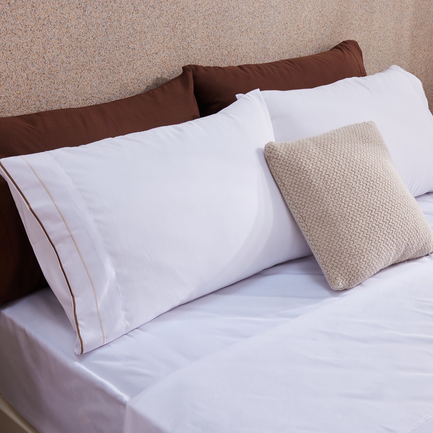 J'Chervianne Full Sheet Set-Double Threaded Sheets for Full Size Bed, 4 ...