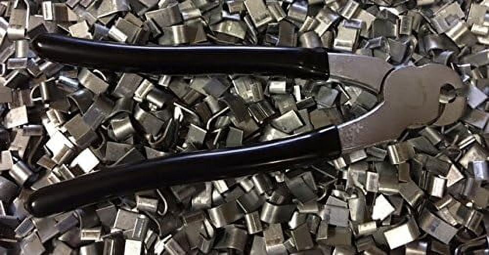 J-Clip Pliers + 2 LBS of J-Clips, Black handle j-pliers j-clip Pliers ...