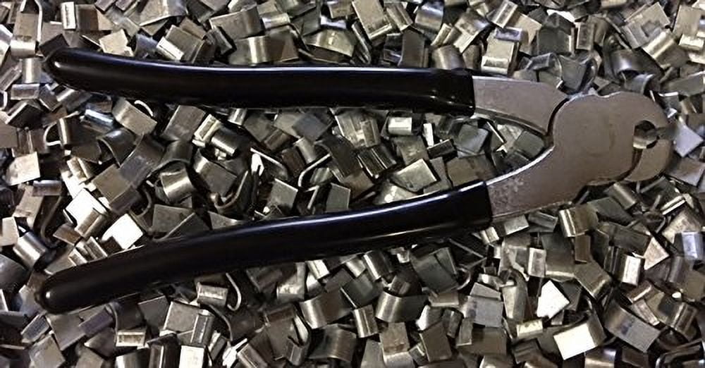 J-Clip Pliers + 2 LBS of J-Clips, Black handle j-pliers j-clip Pliers j-pliers by RNL ...