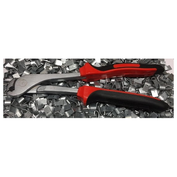 J-Clip Pliers + 2 LBS of J-Clips, Red handle j-pliers J-clip Pliers J ...