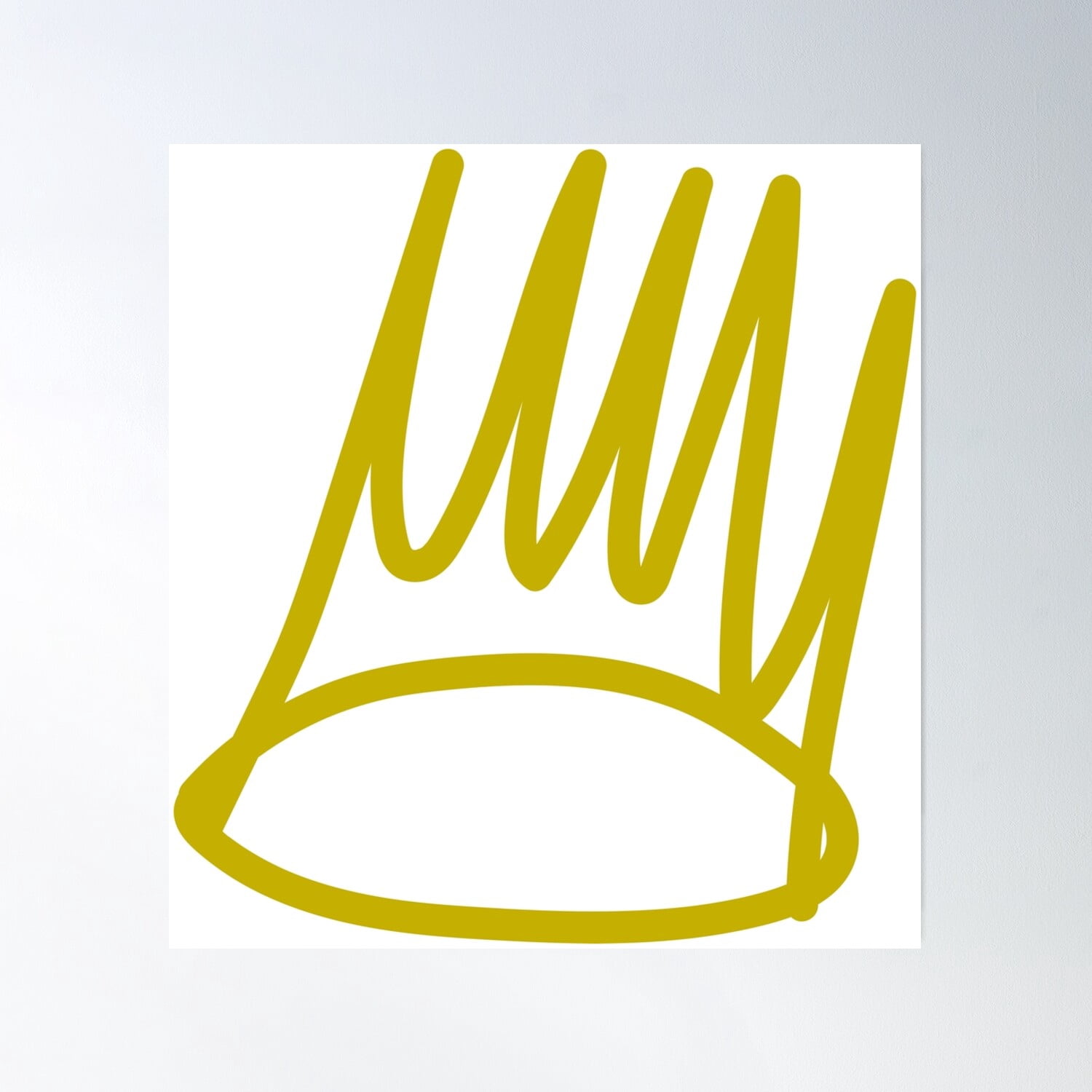 J Cole Born Sinner Crown Poster Wall Art, Modern Wall Decor, 12x18 ...