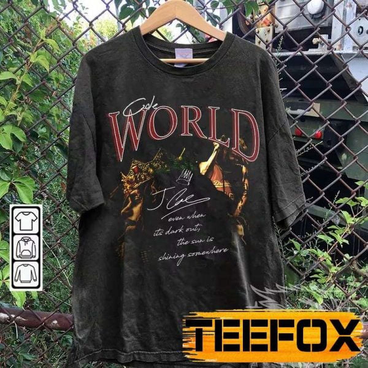 J Cole, Cole World Bootleg Style Short-Sleeve T-Shirt - Walmart.com