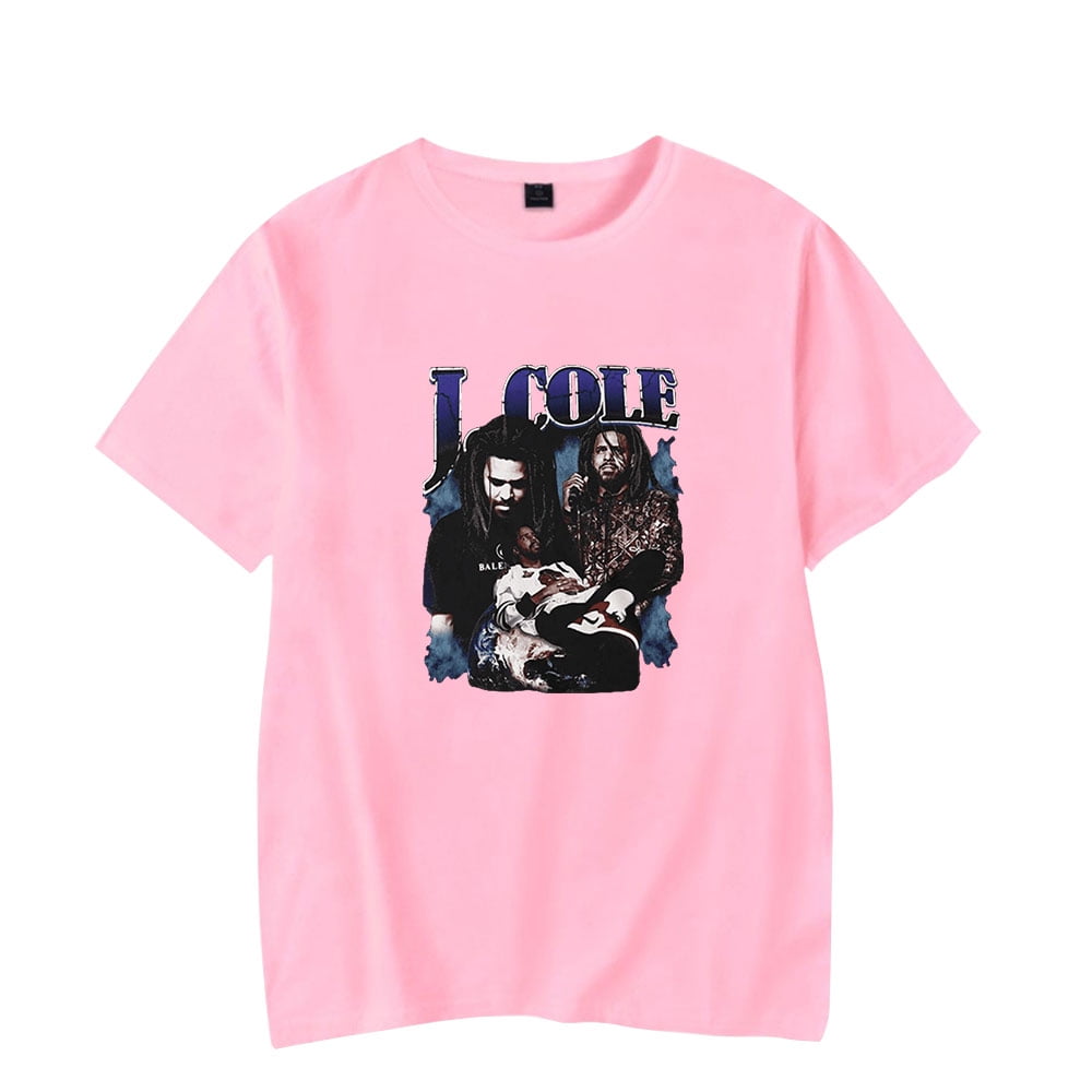 J Cole Rapper Tee Shirt Man/Woman Hip Hop Short Sleeved Fashion Style ...