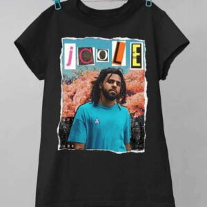 J Cole Scrapbook Effect T-Shirt Rapper - Walmart.com