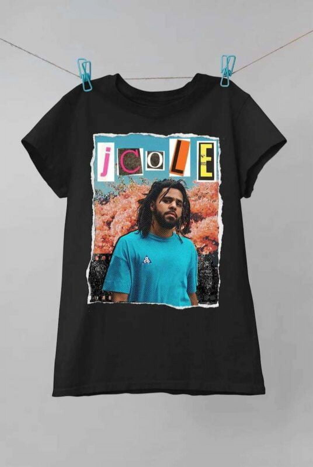 J Cole Scrapbook Effect T-shirt Rapper - Walmart.com