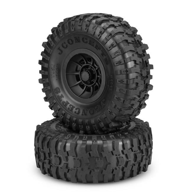 J Concepts JCO40453294 Tusk Green Compound Hazard Wheels with Pre ...