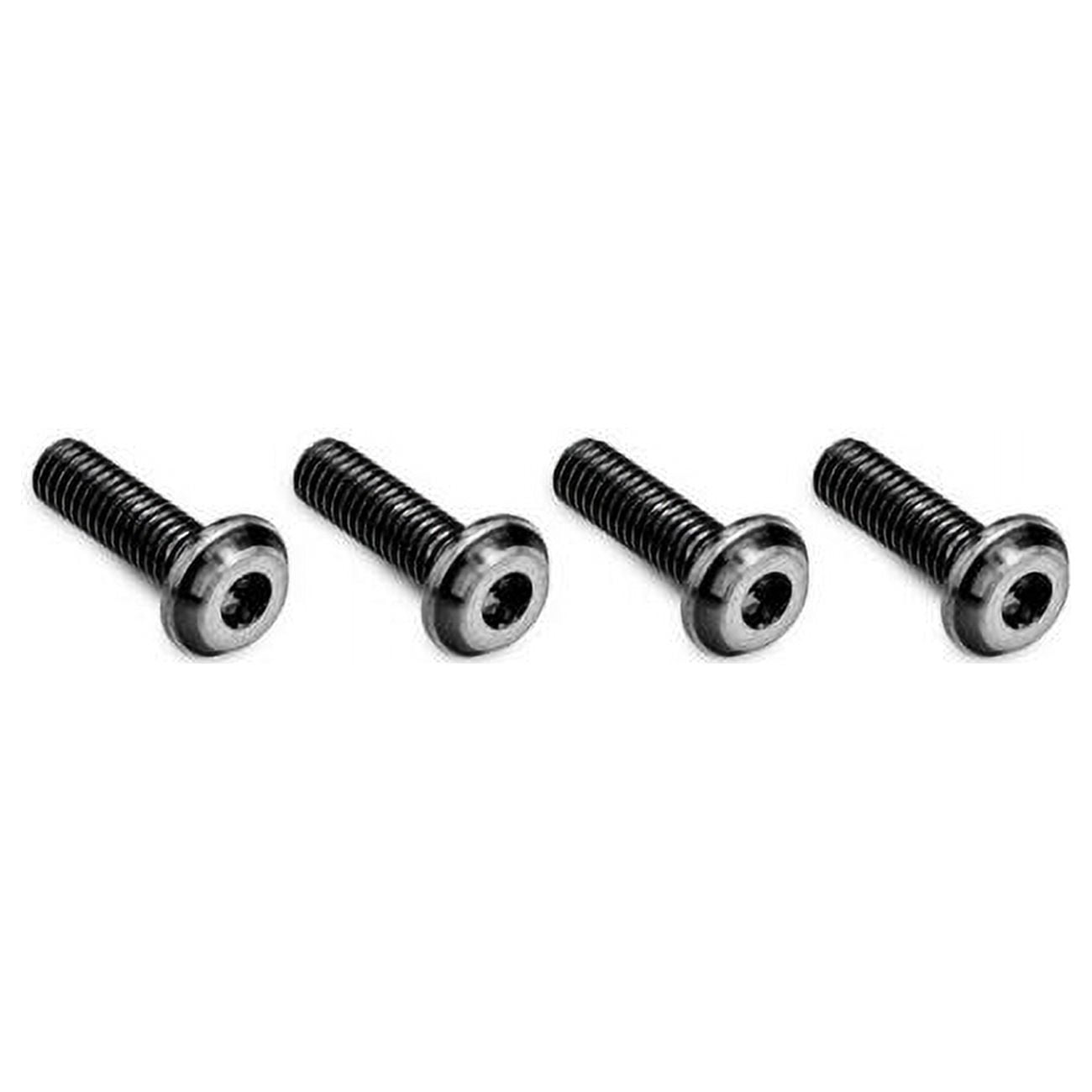 J Concepts JCO50392 3 x 10 mm Top Hat Titanium Screw, Stealth Black - 4 ...