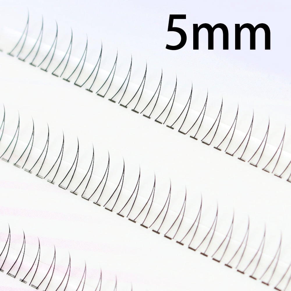 J Curl V Shape Black Under Eyelash Comic Eye Lashes Natural Bottom ...