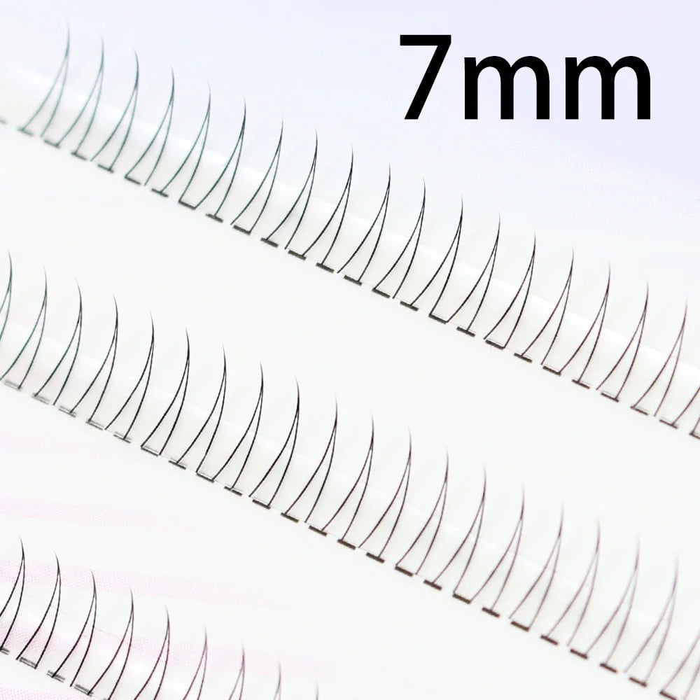 J Curl V Shape Black Under Eyelash Comic Eye Lashes Natural Bottom ...