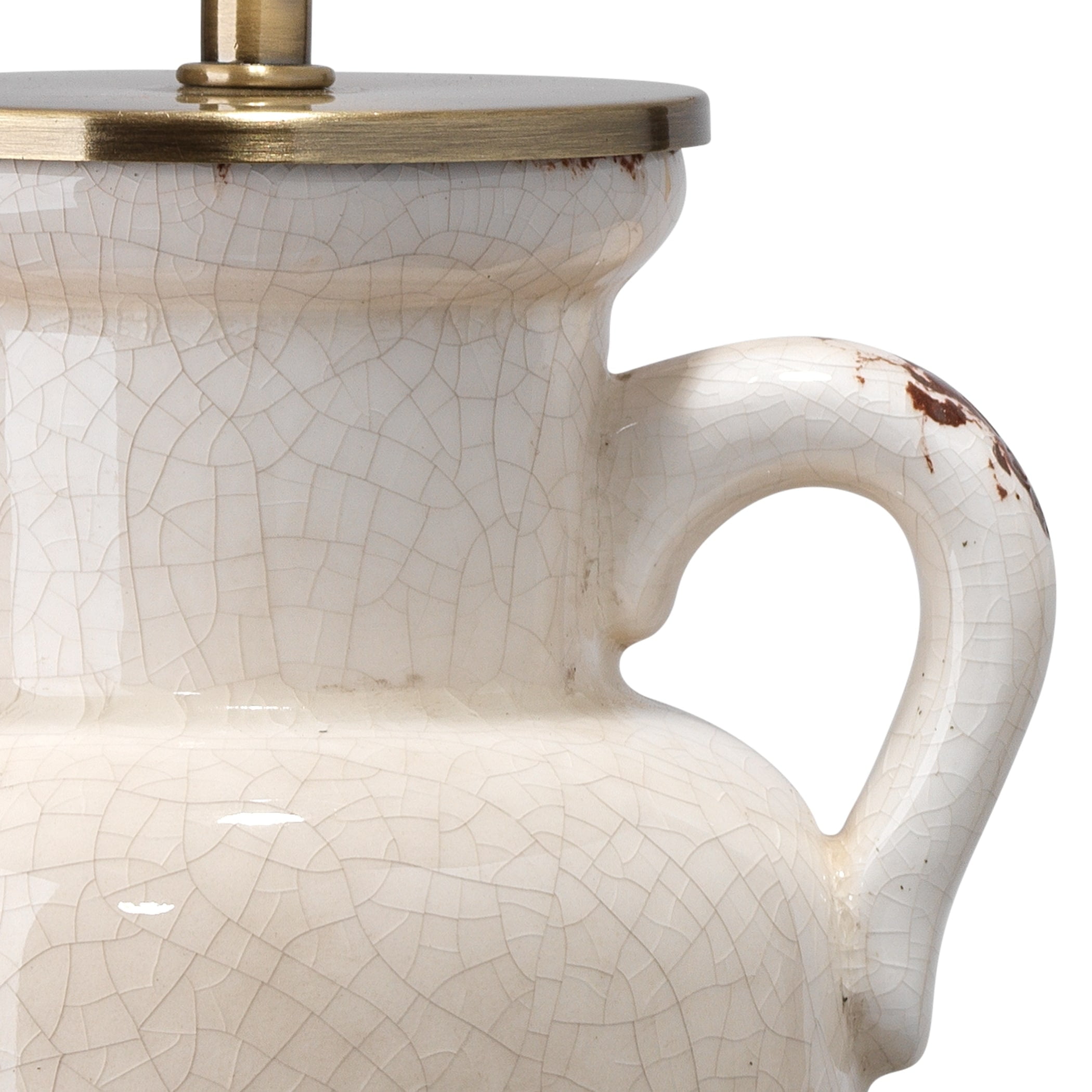 J&D Designs Piper 1-Light Ceramic & Linen Table Lamp in Light Blue ...