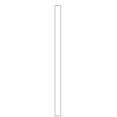 J&D Manufacturing 2 ft. Stick 1 in. PVC Tubing - Schedule 40 - White ...