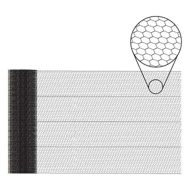 J&D Manufacturing 24 in. x 150 ft. Bird Wire Mesh - 1 in. Hex - PVC ...