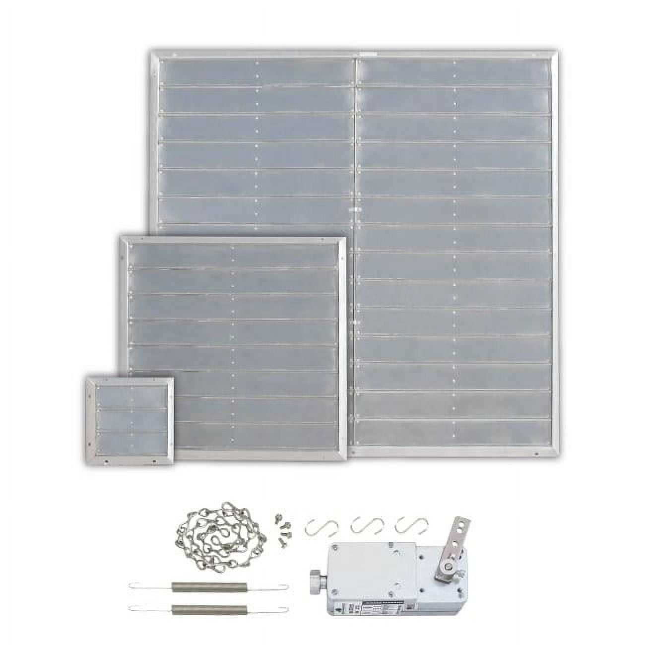 J&D Manufacturing 30 x 30 in. Shutter - Aluminum - Single Panel ...