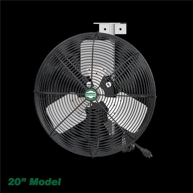 J&D Manufacturing 36 in. High Output Deluxe Basket Fan - Black - Single ...