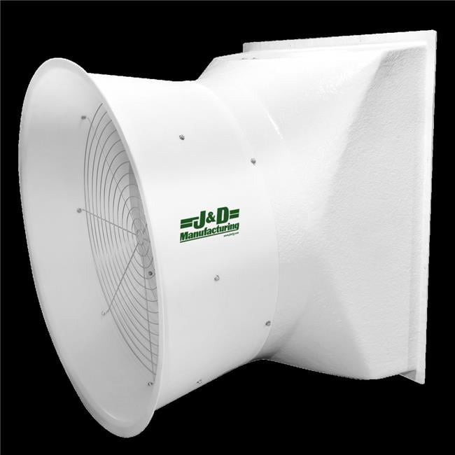 J&D Manufacturing VFP36N-GS 36 in. Tornado Fiberglass Exhaust Fan ...