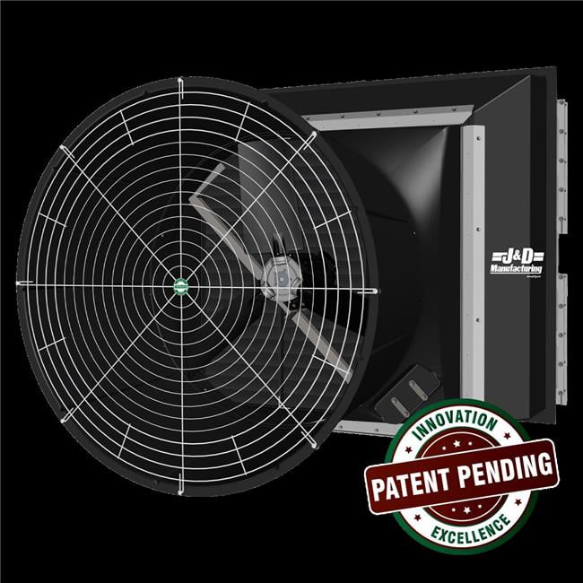 J&D Manufacturing 36 in. Tornado - TC - Direct Drive - 3 Phase - 1 HP ...
