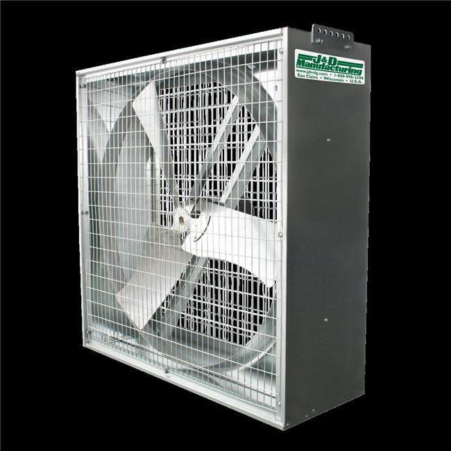 J&D Manufacturing VG36VF36 36 in. Whirl-Wind Box Fan - Belt Drive ...