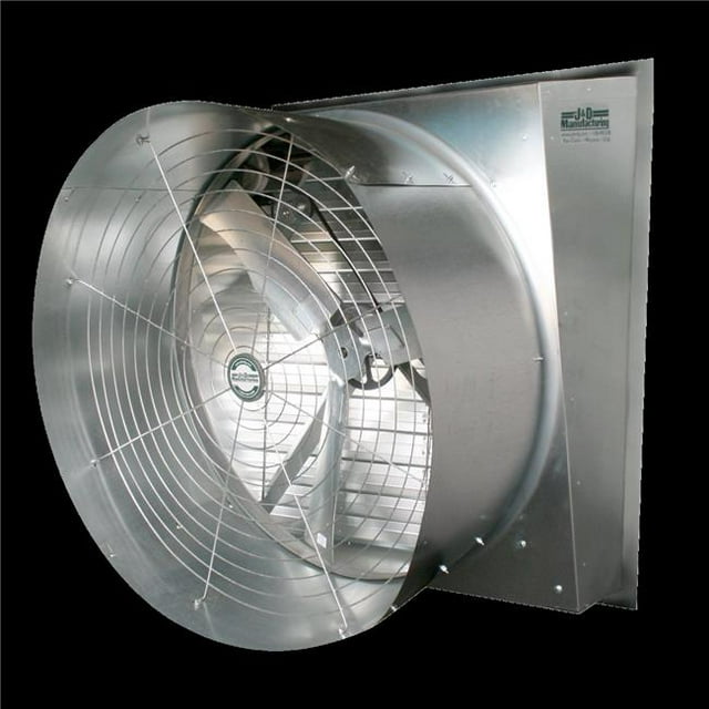 J&D Manufacturing 50 in. Typhoon Exhaust Fan - Belt Drive - 3 Phase - 1 ...