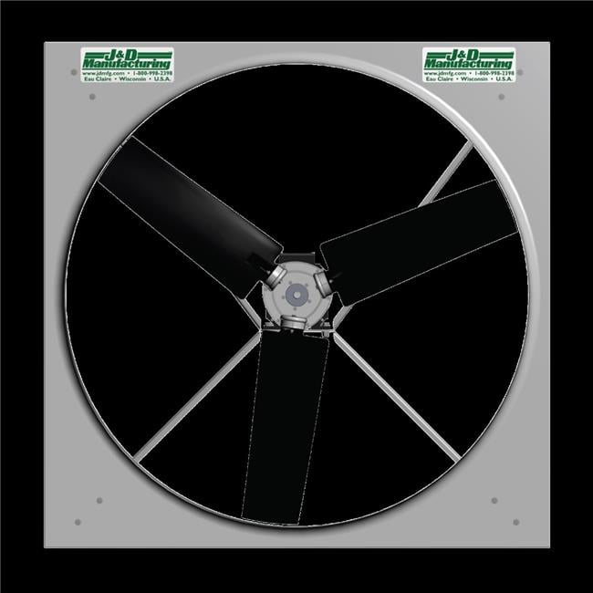 J&D Manufacturing 55 in. Panel Fan - PMDD - Single Phase - 2.2kW - 208 ...
