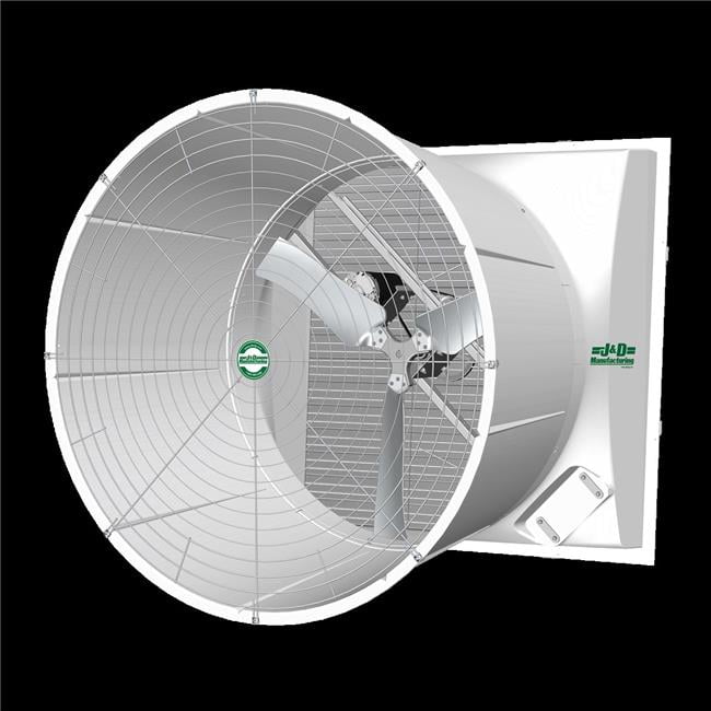 J&D Manufacturing 55 in. Storm - Slip - Belt Drive - 3 Phase - 2 HP ...