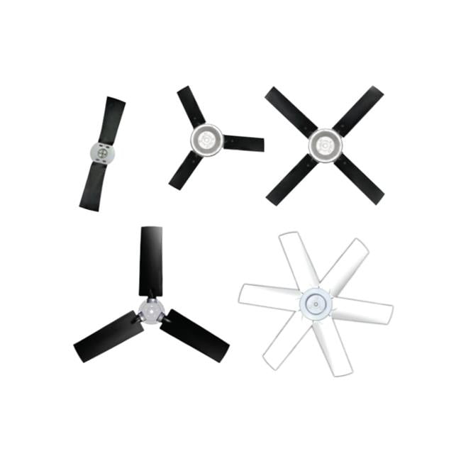 J&D Manufacturing VRB58P338C-P 58 in. Poly Direct Drive Blade - 3 Wing ...